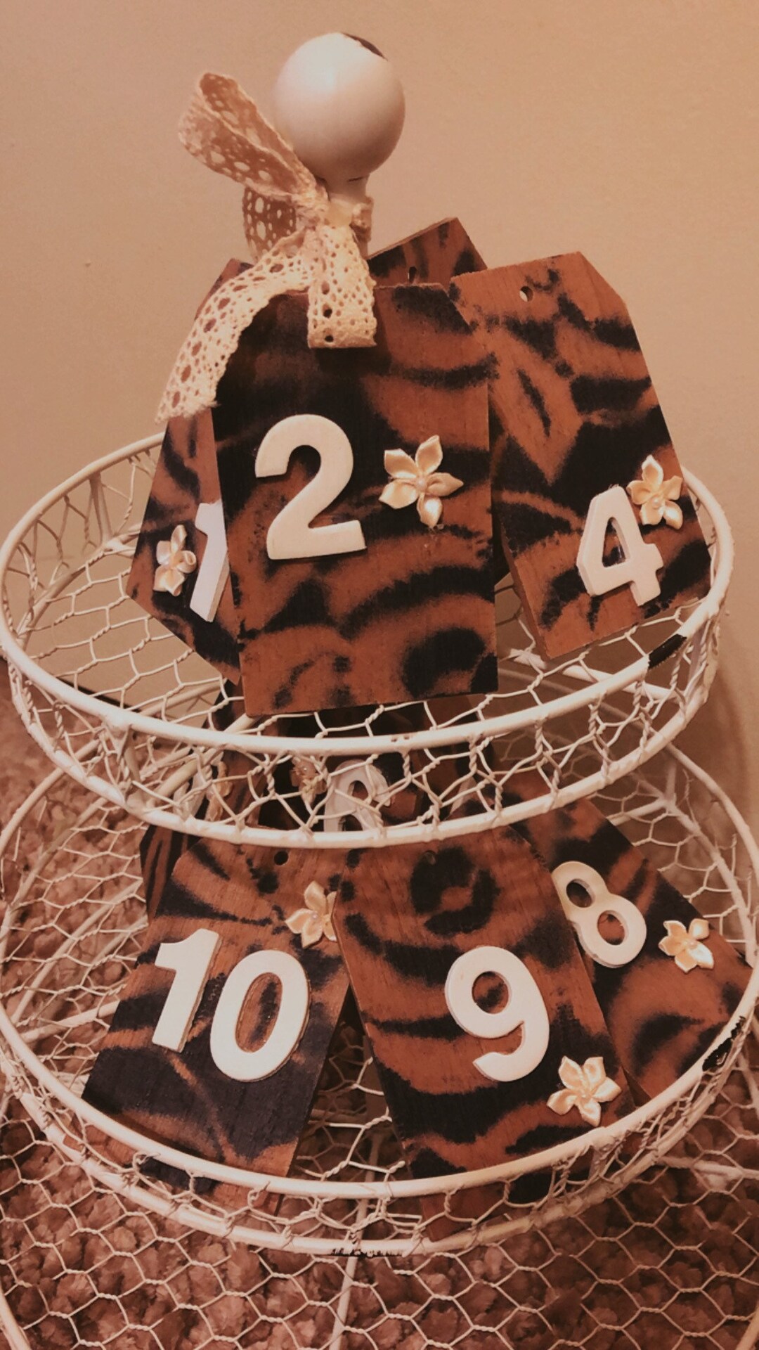 Wedding Table Numbers/centerpieces - Etsy