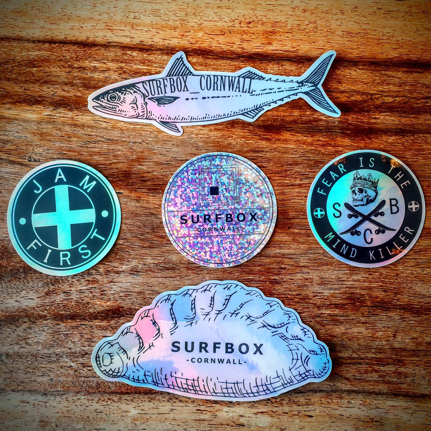 Pasty Sticker Holographic. Surfbox Cornwall. Cornish. Bumper. - Etsy