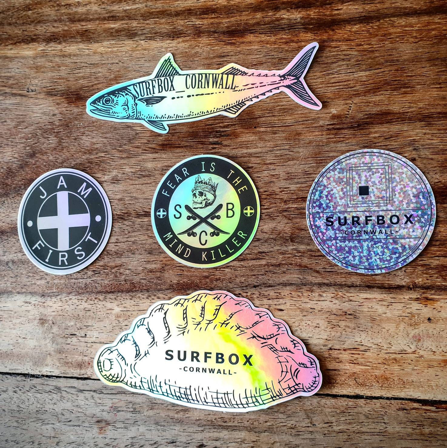 Pasty Sticker Holographic. Surfbox Cornwall. Cornish. Bumper. - Etsy