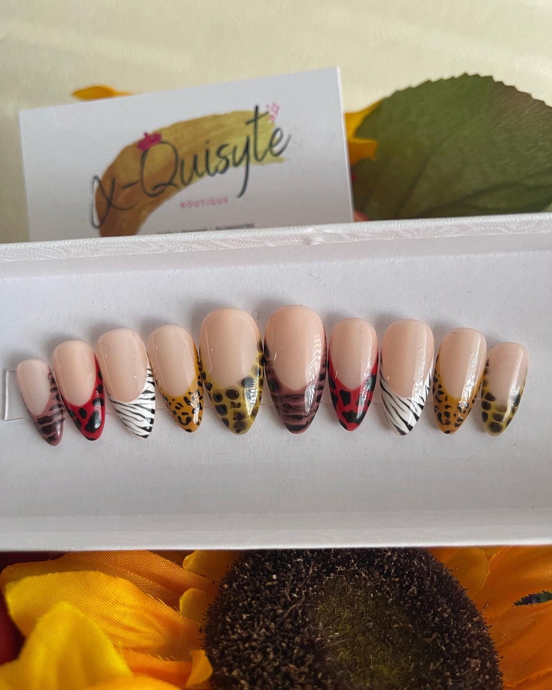 SAFARI - Matte or Glossy - Hand Painted Zebra, Leopard, Cheetah, Zebra ...