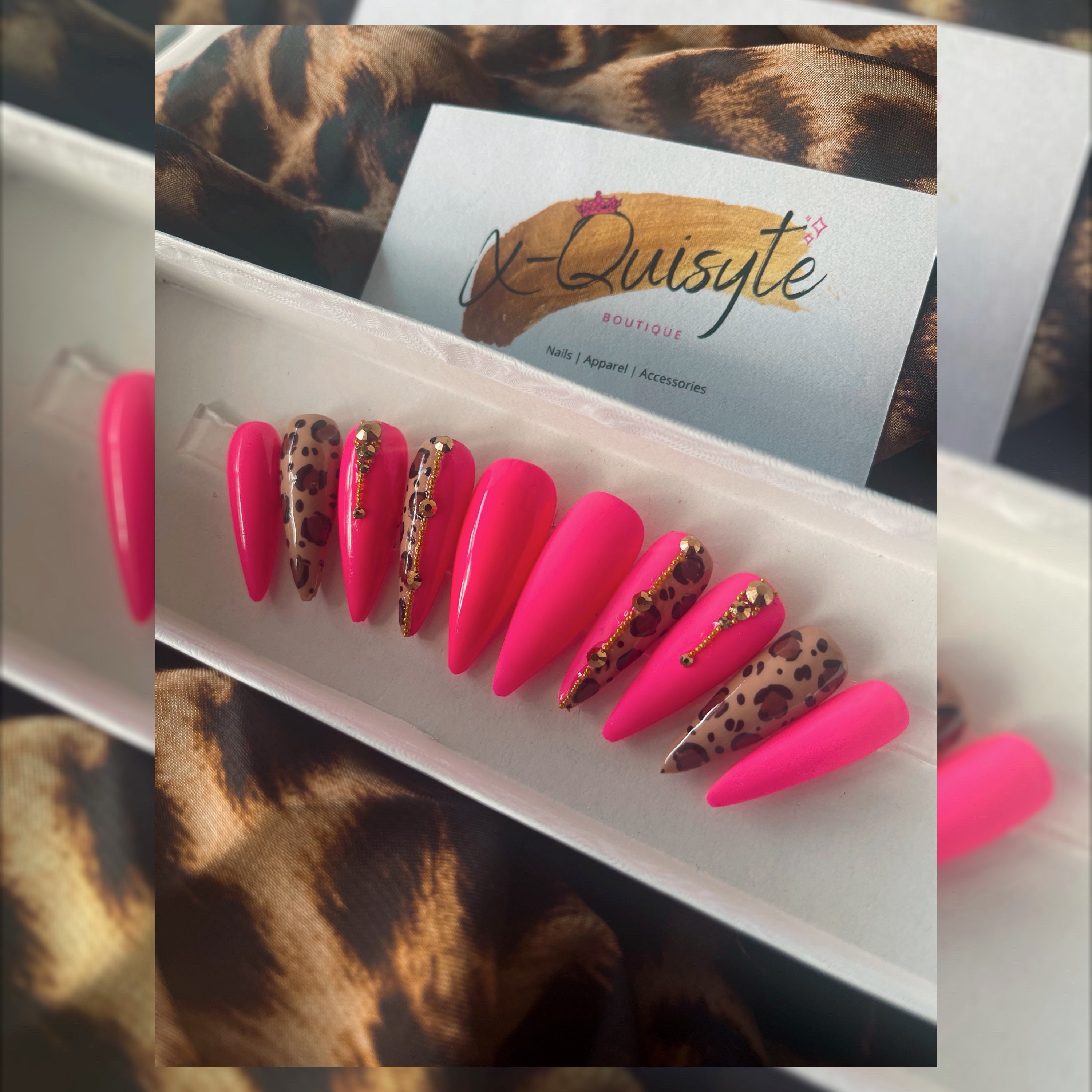 SLAY WILD LUXE Matte or Glossy Hot Pink Gel Polish Hand - Etsy
