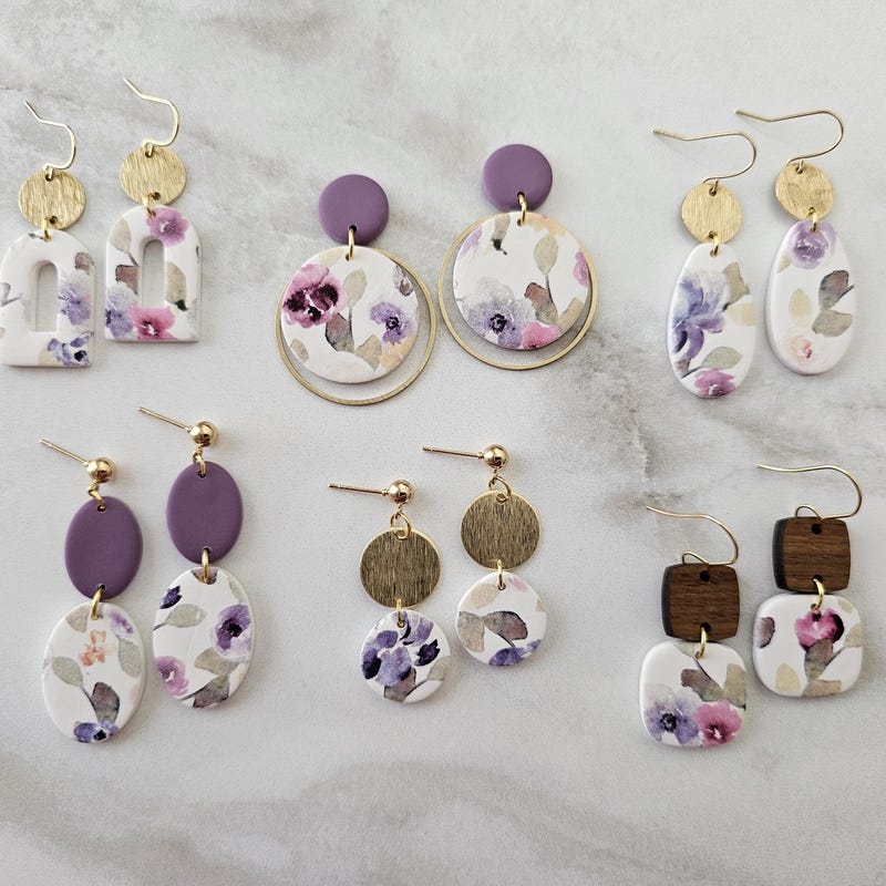 Polymer Clay Earring Kit - Etsy