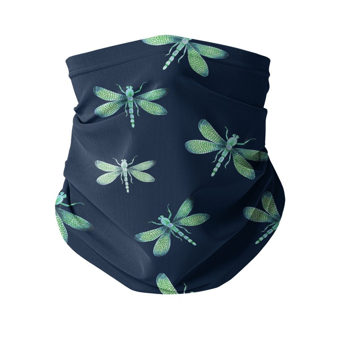 Dragonfly print Sublimation Neck Gaiter | Etsy