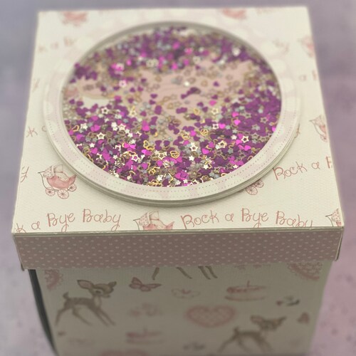 Baby Boy Explosion Box Template for Manual and Cutting - Etsy