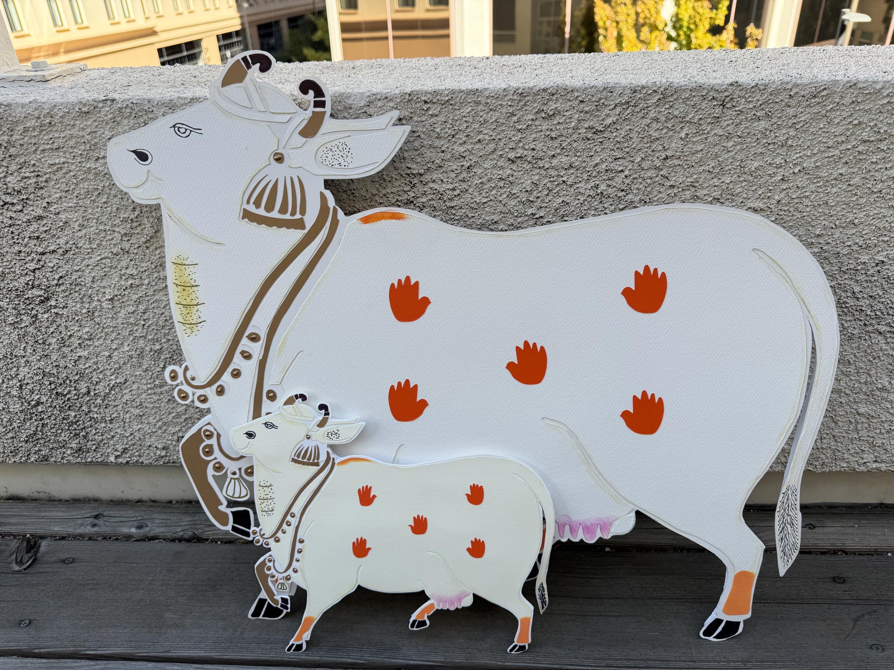 Pichwai Cow - Etsy