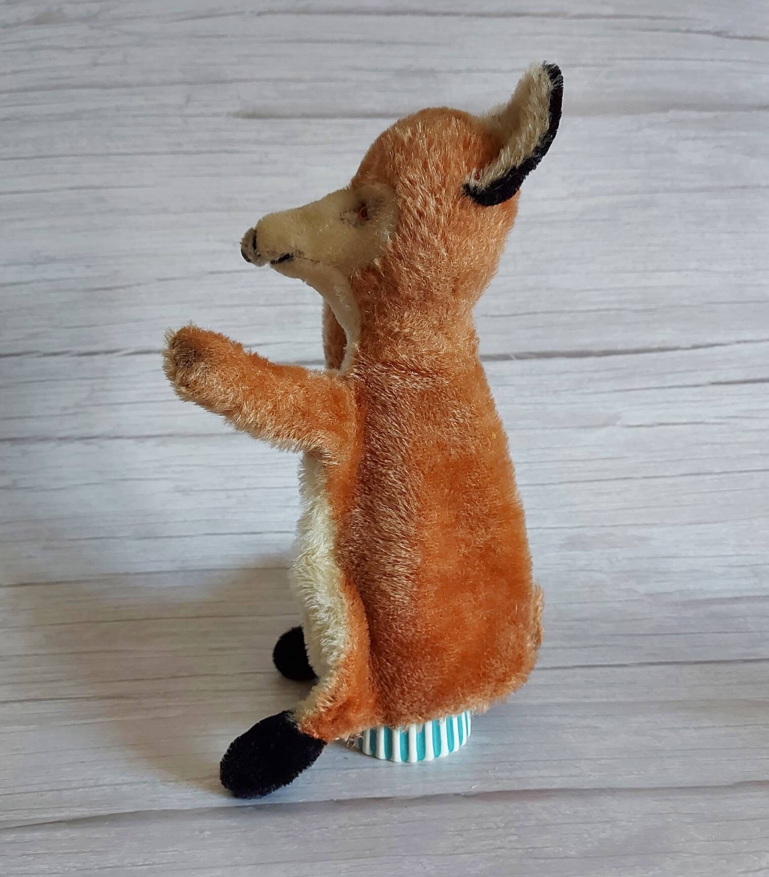 Rare Vintage Steiff 1950/60s Fox Hand Puppet Toy - Etsy UK