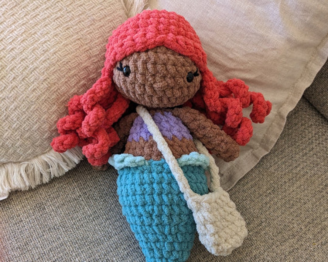 Mini Merbaby / Mermaid Lovey / Handmade Doll / Crochet Merbabies - Etsy