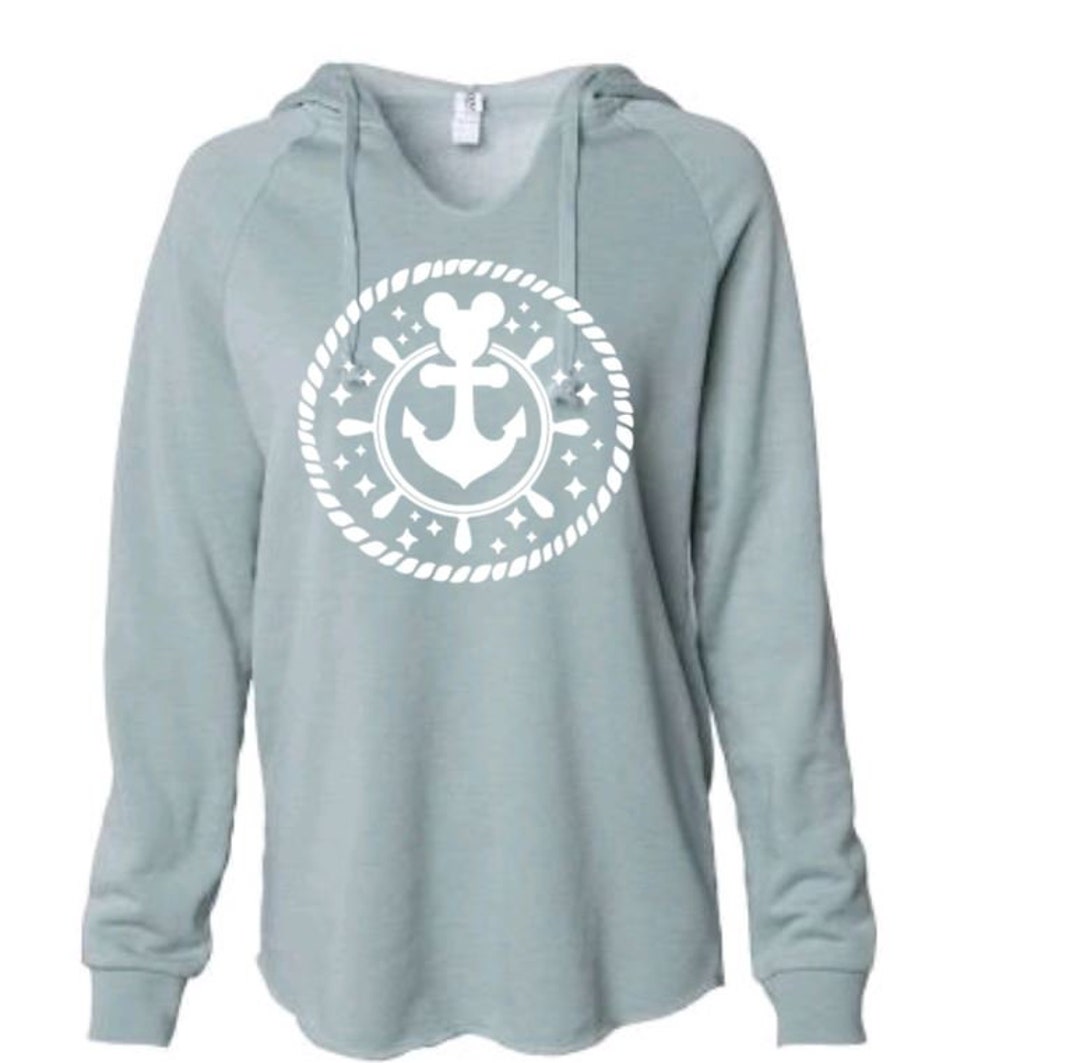 Disney Cruise Mickey Anchor Women's Soft Hoodie/disney Cruise Shirt ...