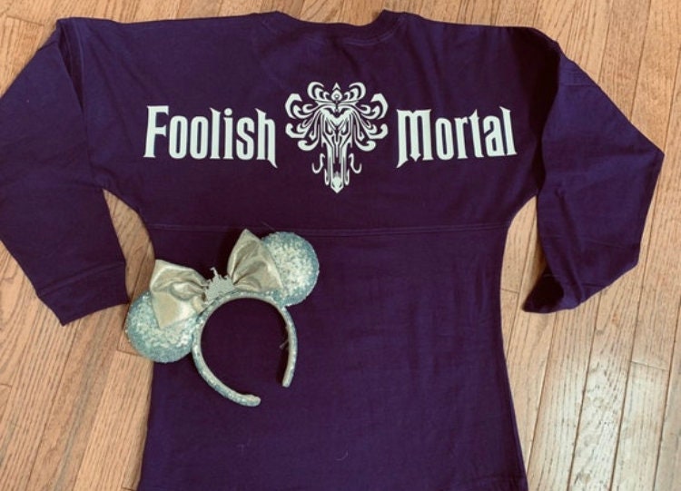 Foolish Mortals Glow-in-the-dark Game Day Jersey/disney Jersey/magic ...