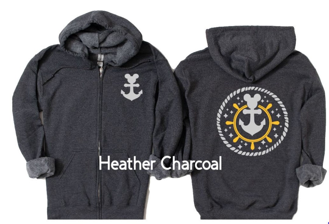 Family Disney Cruise Mickey Compass and Logo Zip Hoodie/matching Disney ...