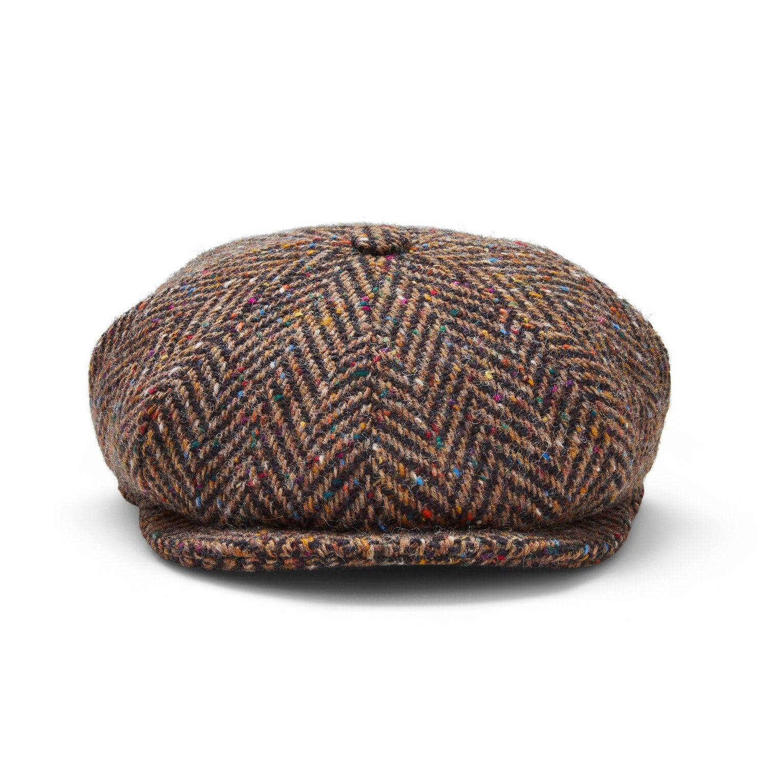 City Sport Donegal Tweed 8 Piece Baker Boy Cap Brown Speckled Herringbone 4752 - Etsy