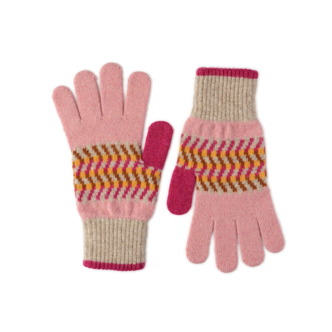 Patterned Ladies Wool Gloves Festive Gloves for Women - Etsy