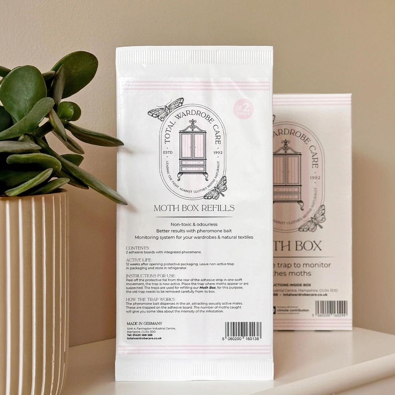 Cashmere Care - Anti-moth - Moth Trap Refills - Pack of 2 - Etsy