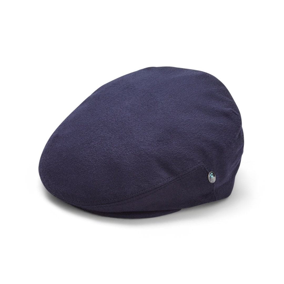 Navy Blue Cashmere Flat Cap - City Sport - Made in Belgium - Etsy
