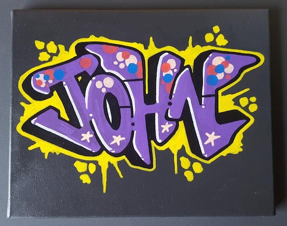 John In Graffiti Letters