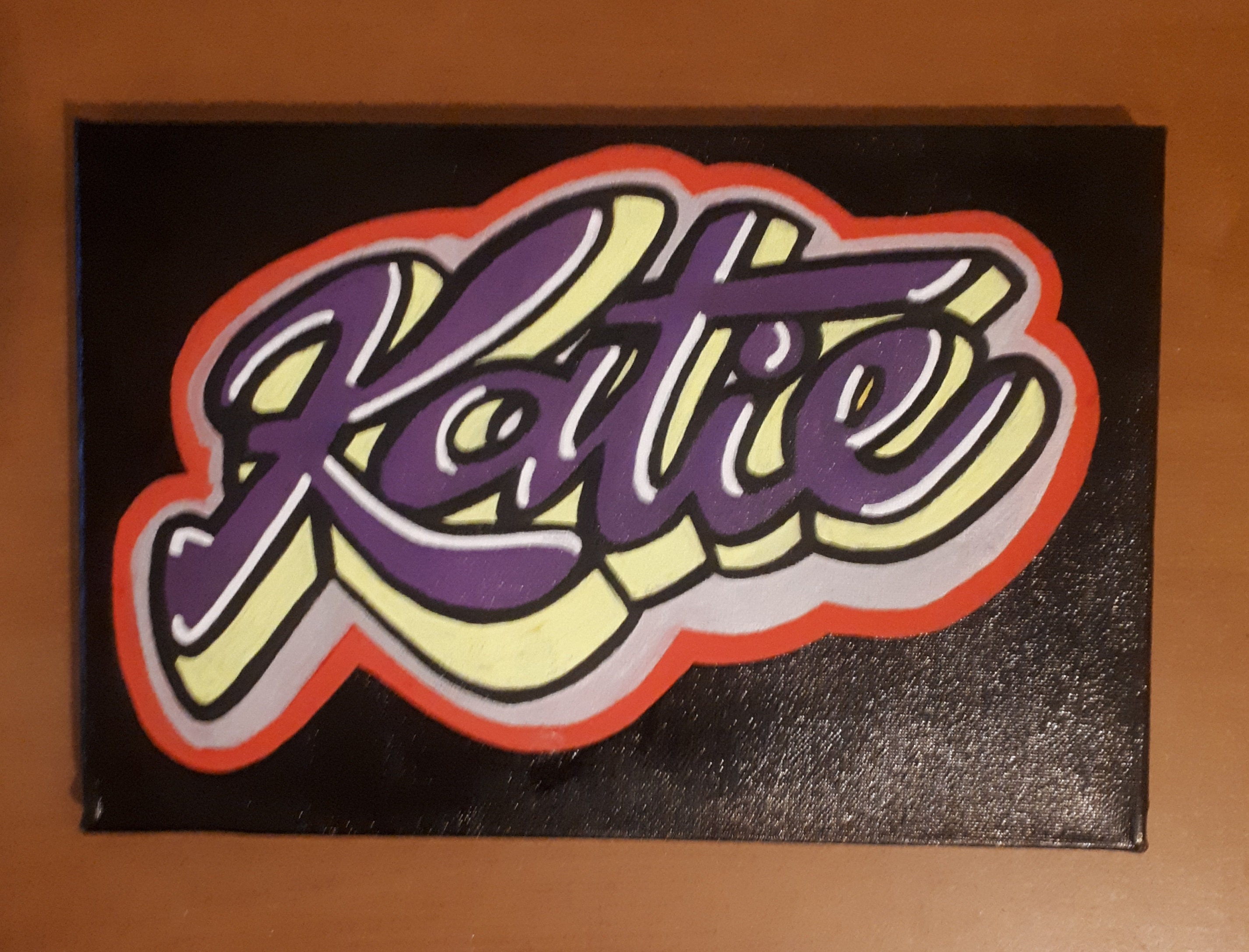 The Name Katie In Graffiti