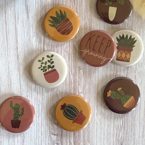 Cactus Magnet 6 Piece Set Cactus Flower Magnet Locker - Etsy