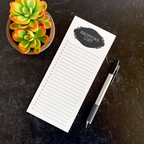 Magnetic Grocery List Notepad - Etsy