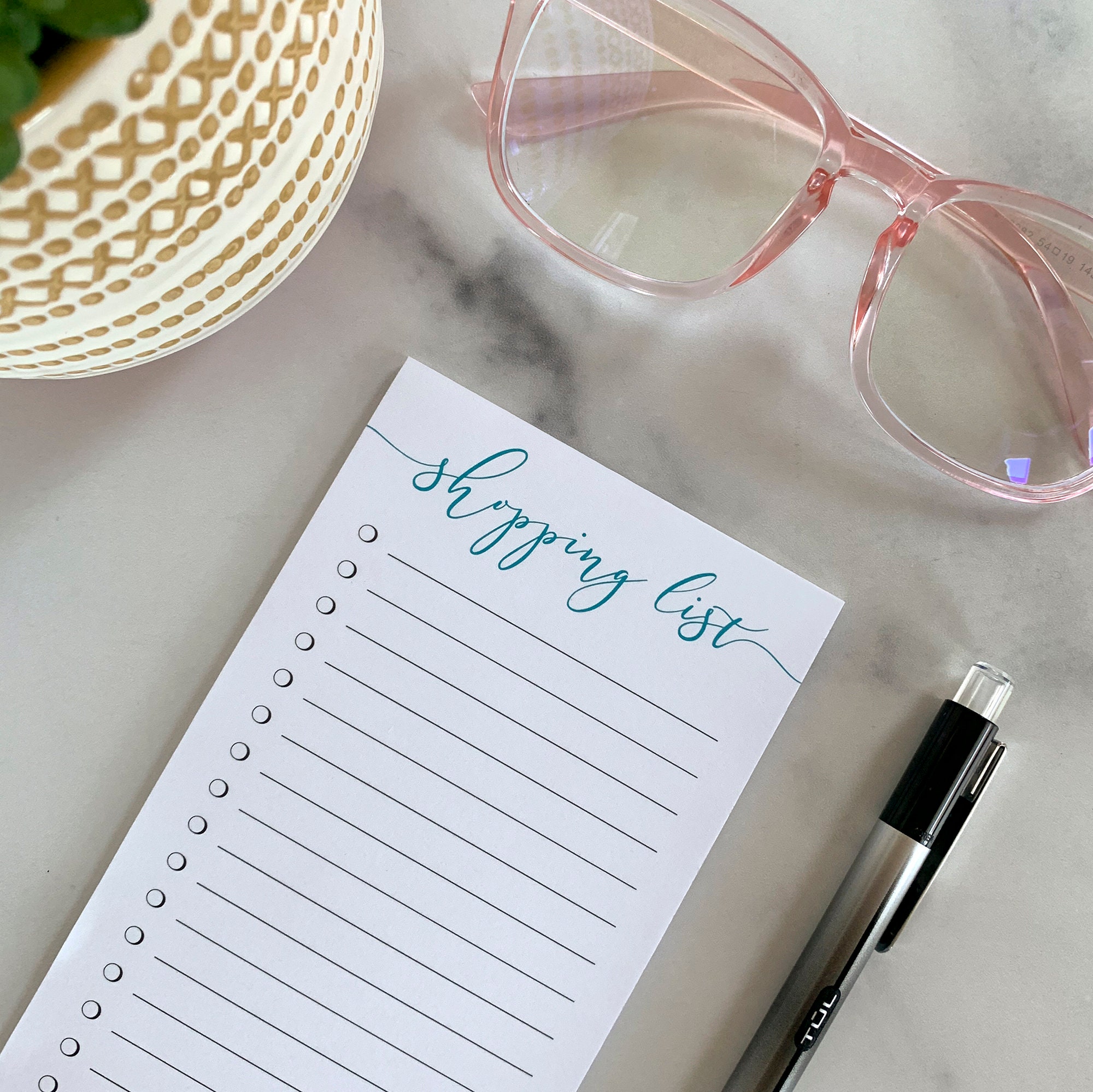 Magnetic Shopping List Notepad | Etsy