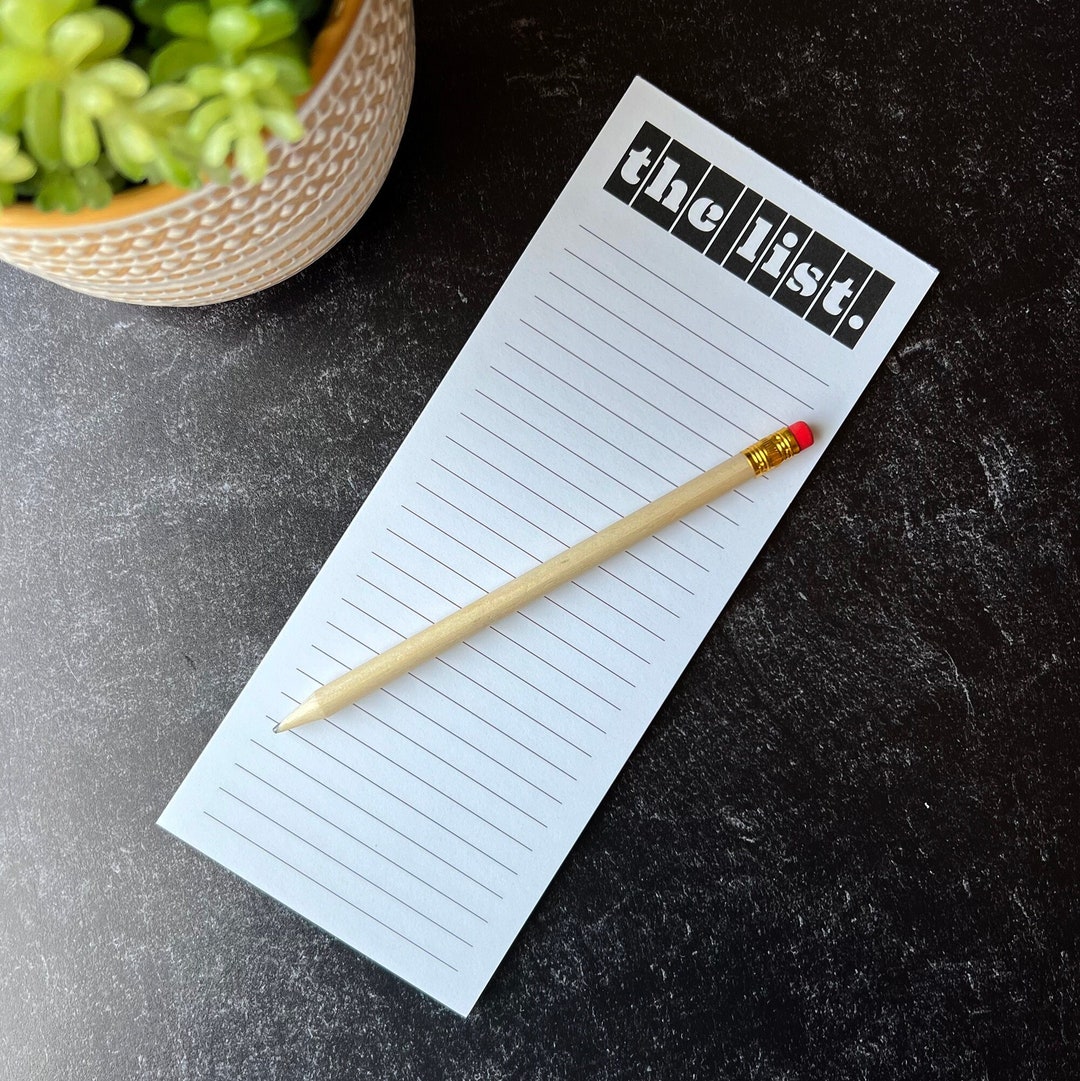 Magnetic List Notepad - Etsy
