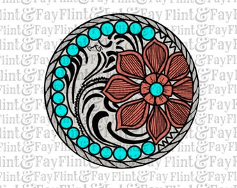 Concho design svg - Etsy España