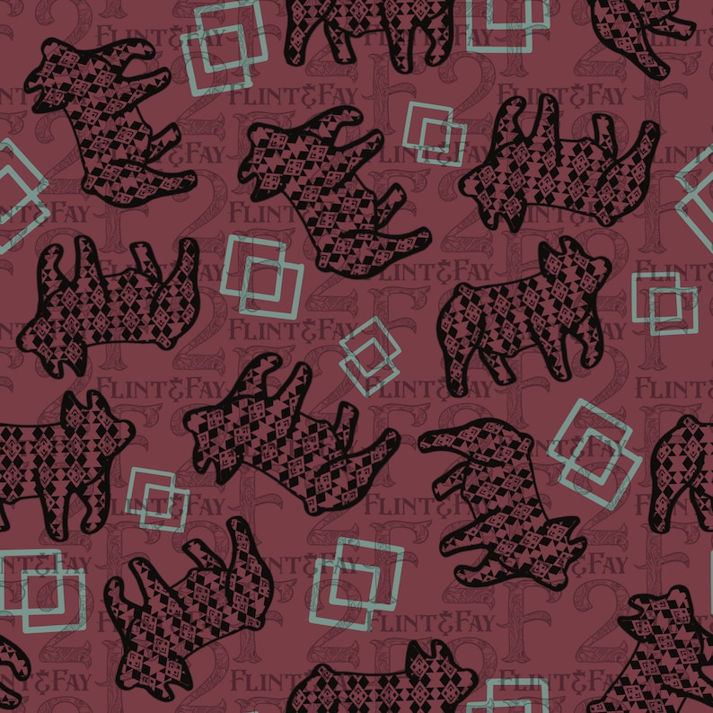Aztec Piggy Seamless Pattern Hog Pig - Etsy