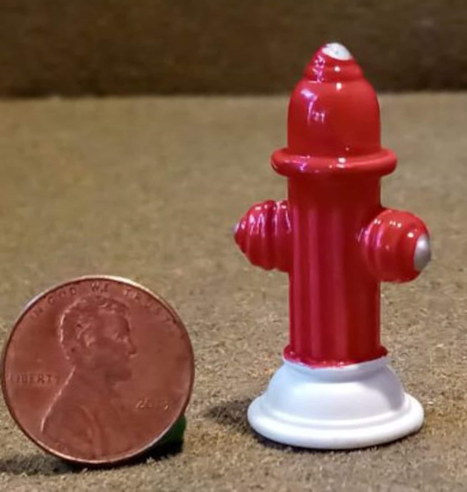 Miniature Fire Hydrant Miniature for Lemax, Dept 56, Spooky Town ...