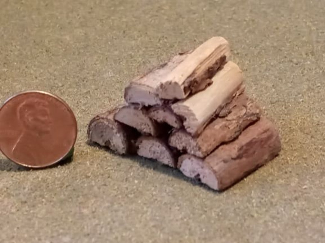 Miniature Stacked Log Pile for Your Lemax Dept 56 Spooky Town - Etsy