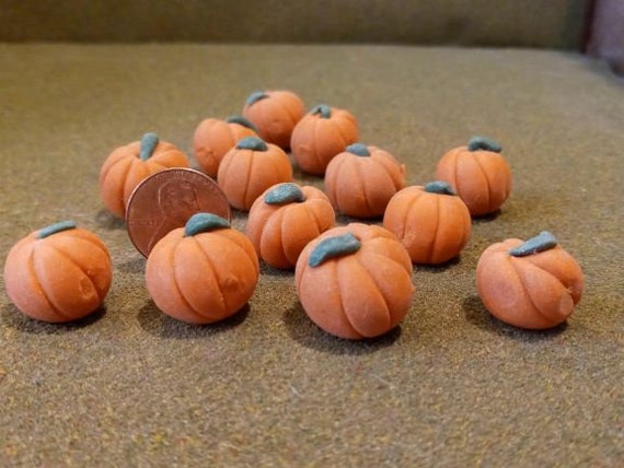 Miniatures Pumpkins Bakers Dozen for Your Lemax Dept 56 Spooky - Etsy
