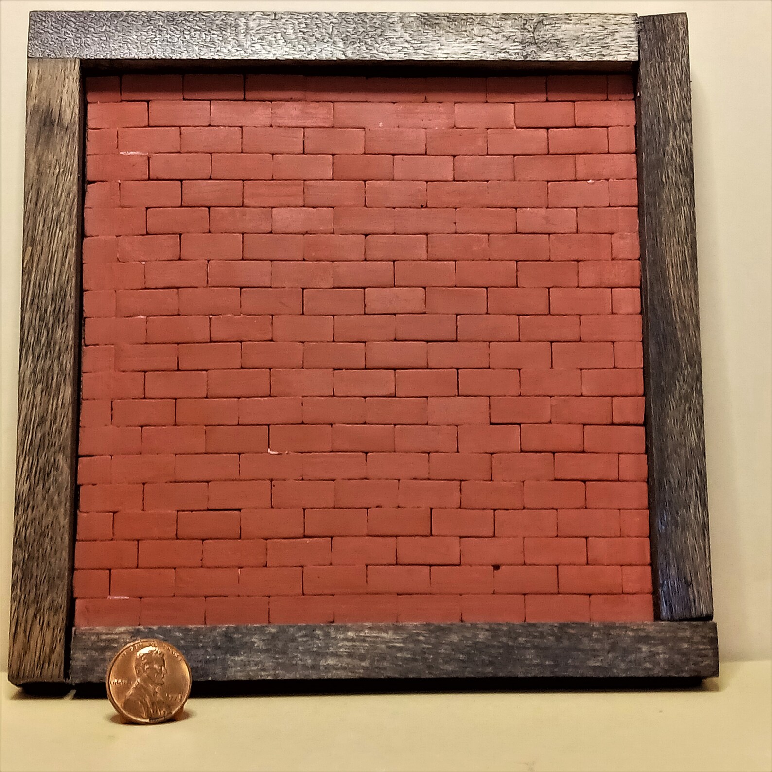 Miniature Brick Common Red 325 Mini Bricks for Your Lemax Dept - Etsy