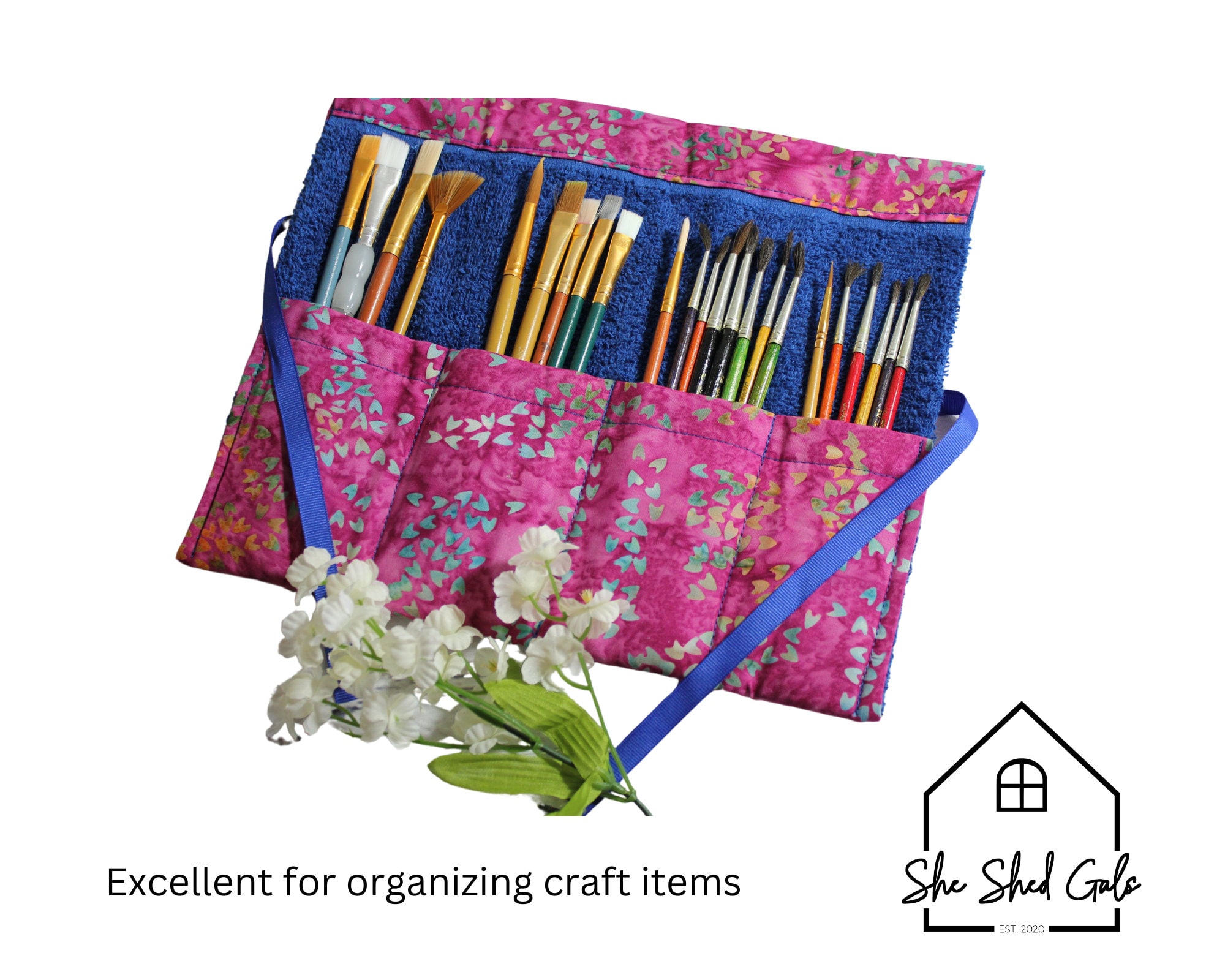 Fabric Roll-up Organizers - Etsy