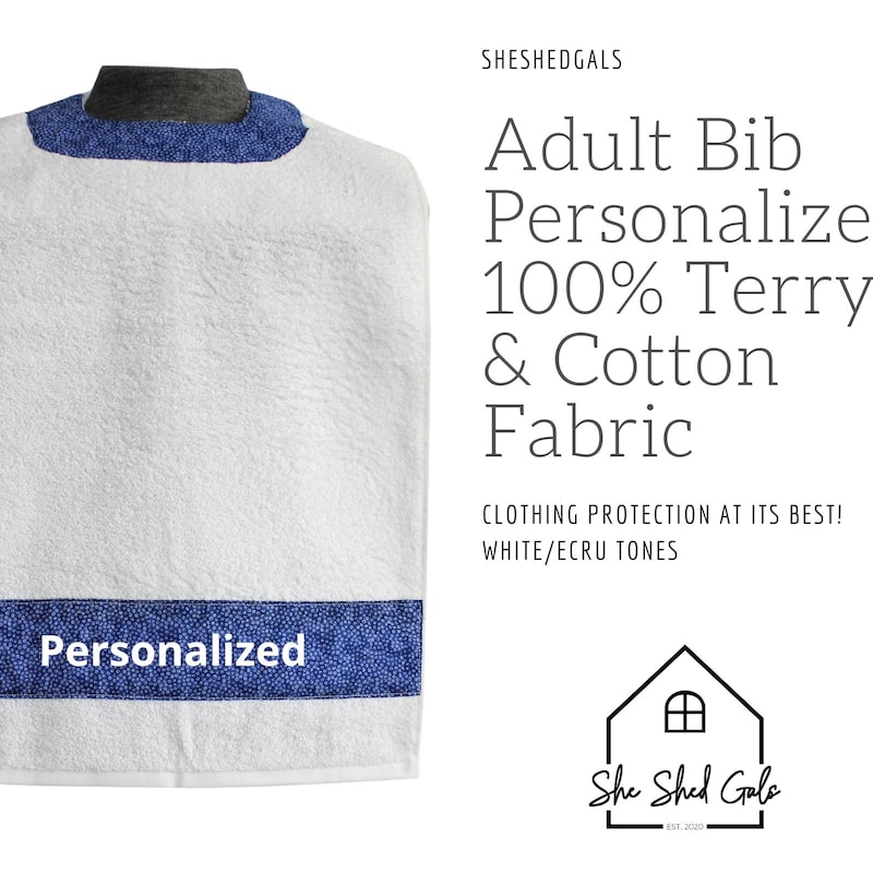 Adult Bib - Etsy