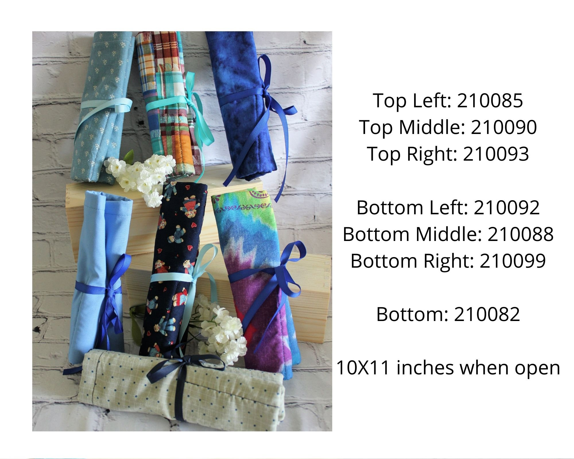 Fabric Roll-up Organizers - Etsy