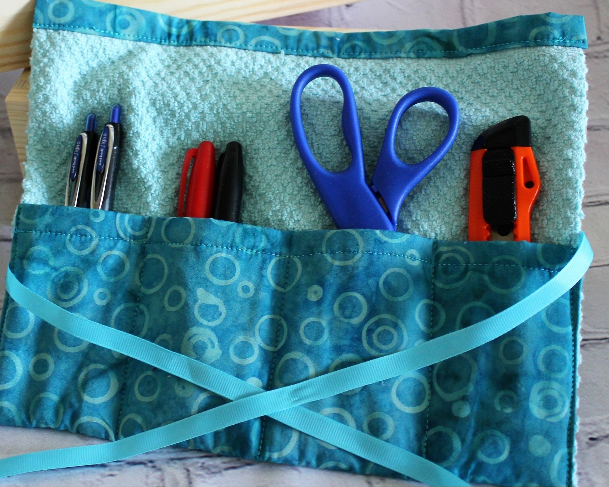 Fabric Roll-Up Organizers | Etsy