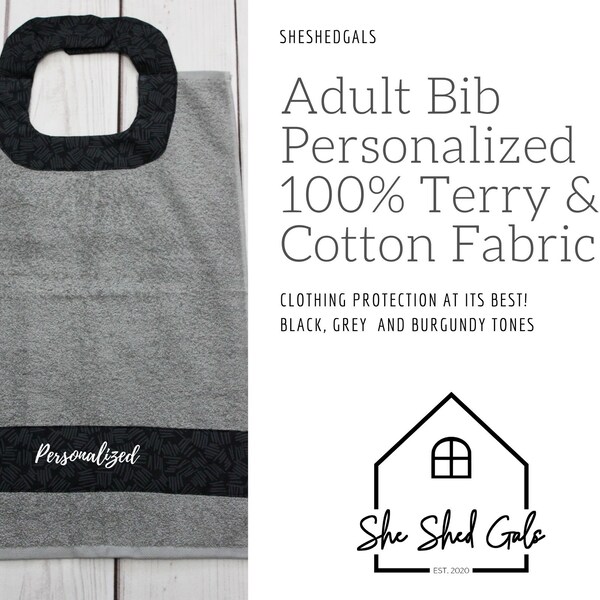 Adult Bib - Etsy