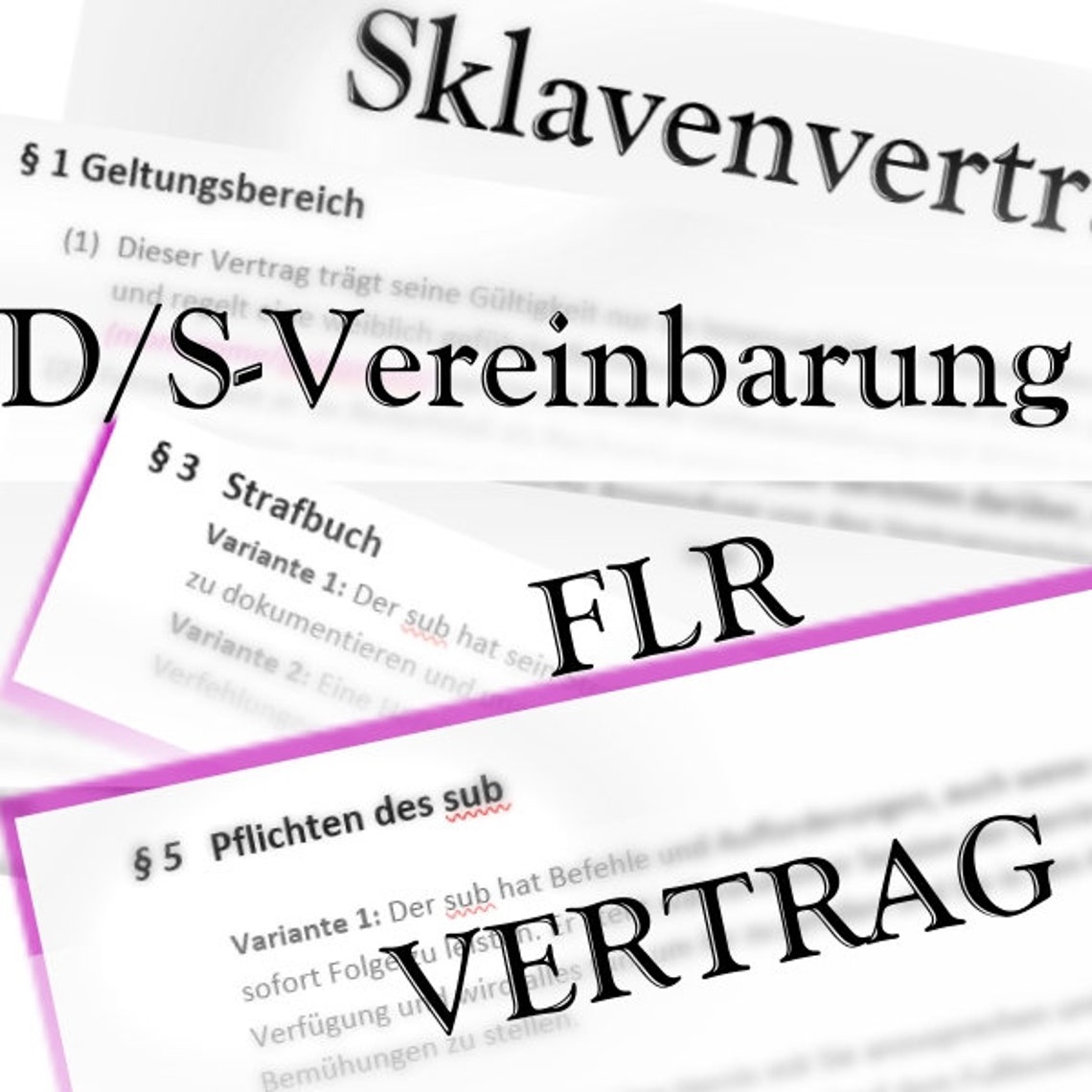 Slave Contract Contract Templates DS Contract FLR Contract Sex Contract ...