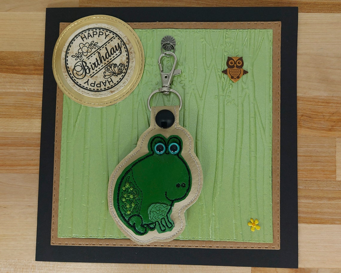 Frog Keyring Keepsake Card Keyring Keepsake Birthday Card - Etsy UK