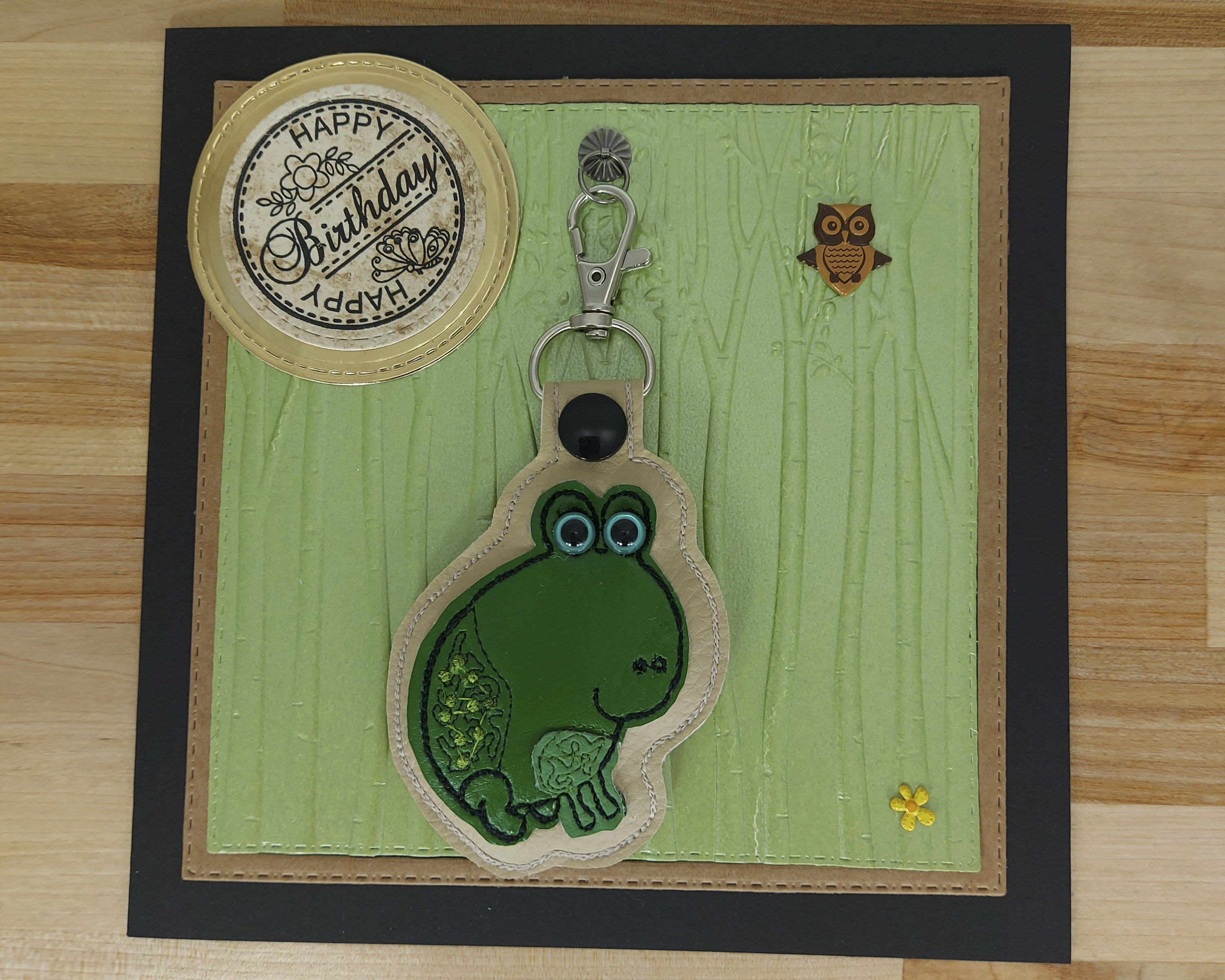 Frog Keyring Keepsake Card Keyring Keepsake Birthday Card - Etsy UK