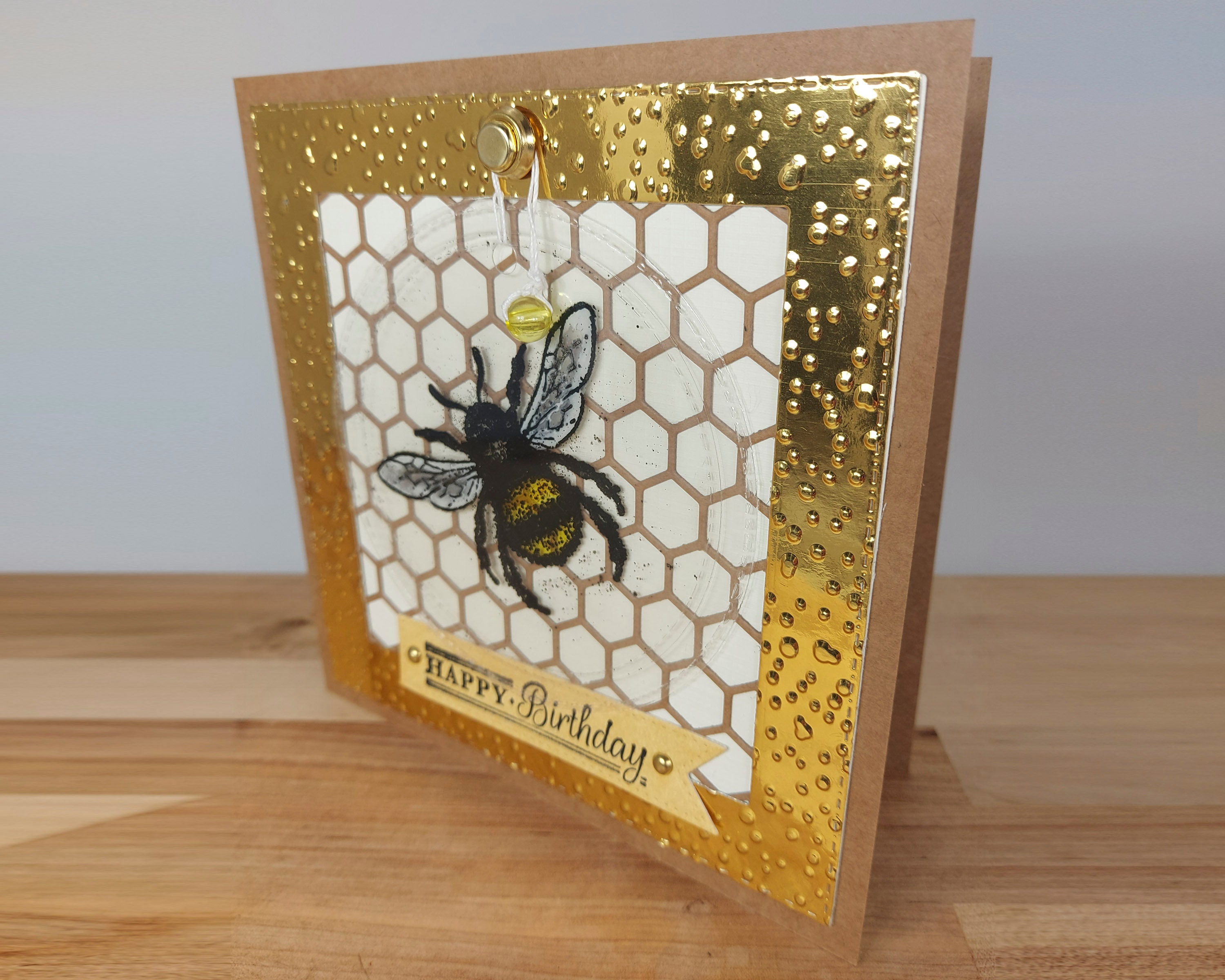 Bee Stained Glass/sun Catcher Birthday Card Bumblebee - Etsy UK