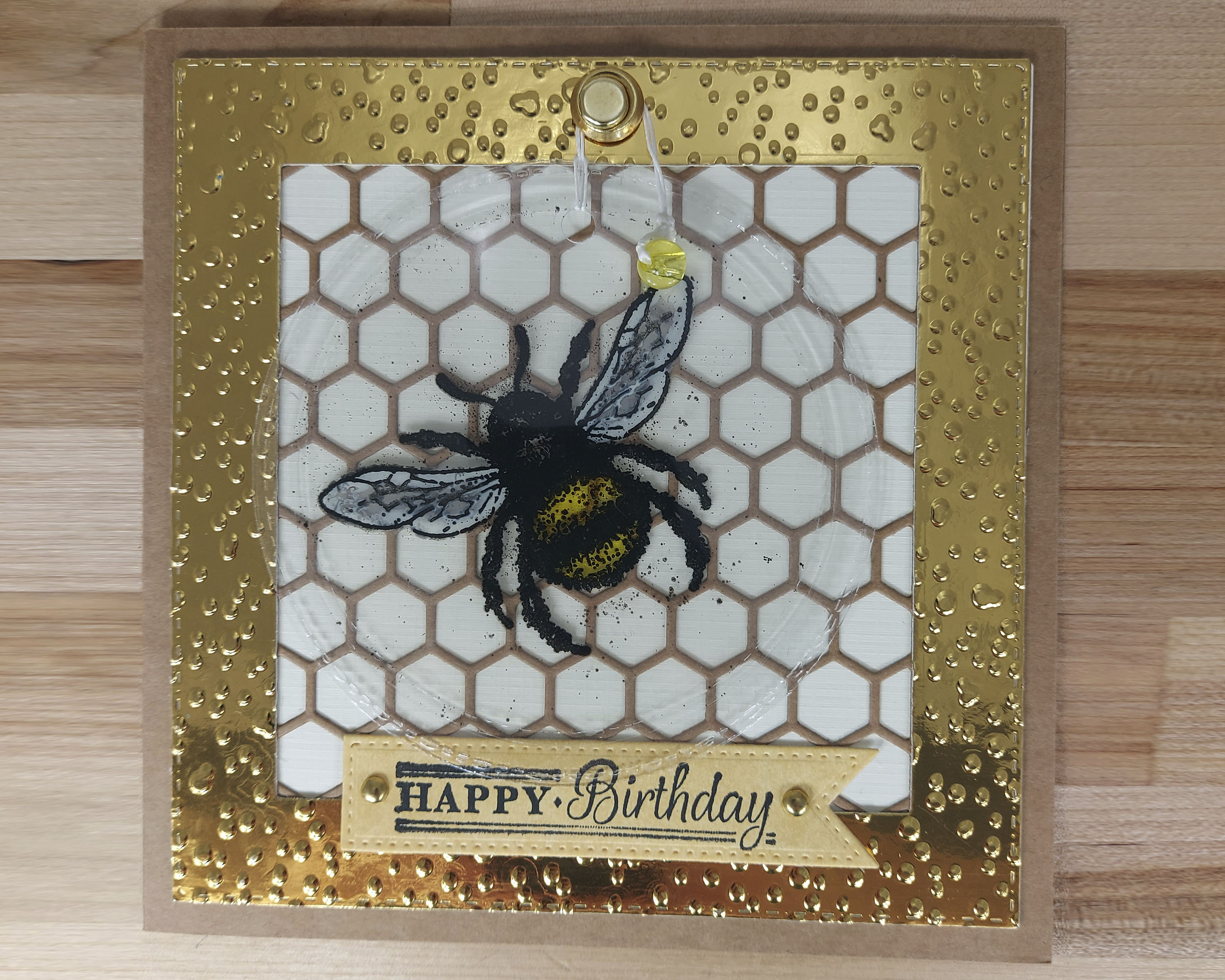 Bee Stained Glass/sun Catcher Birthday Card Bumblebee - Etsy UK