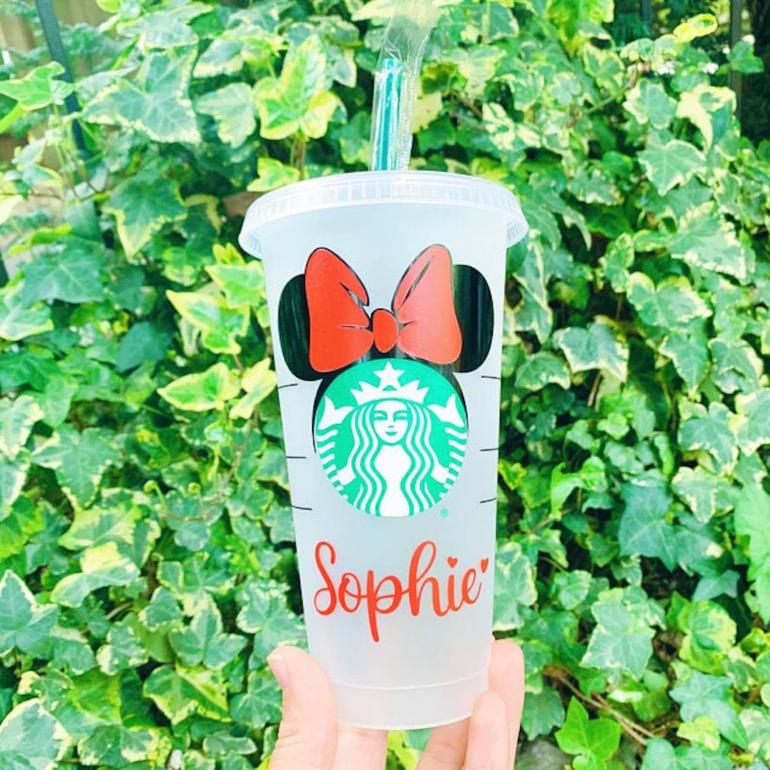 Custom Starbucks Starbucks Circle Cup Mouse Cup Ears - Etsy