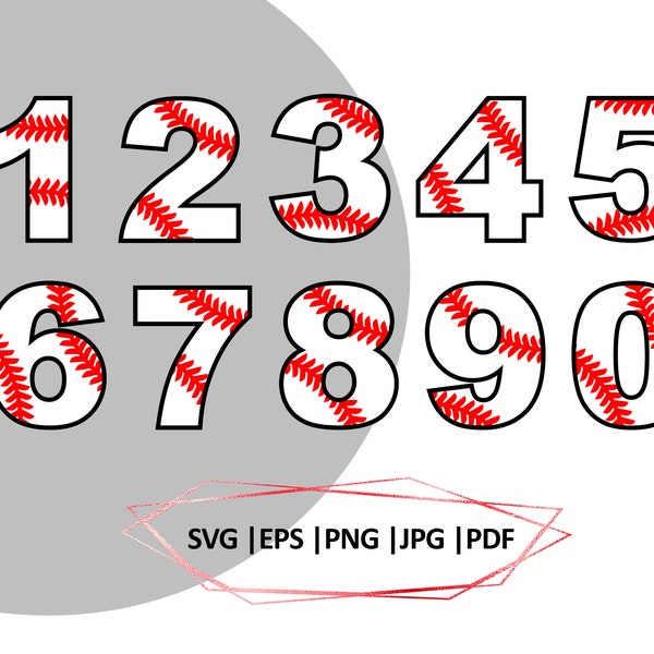 Baseball Number - Etsy