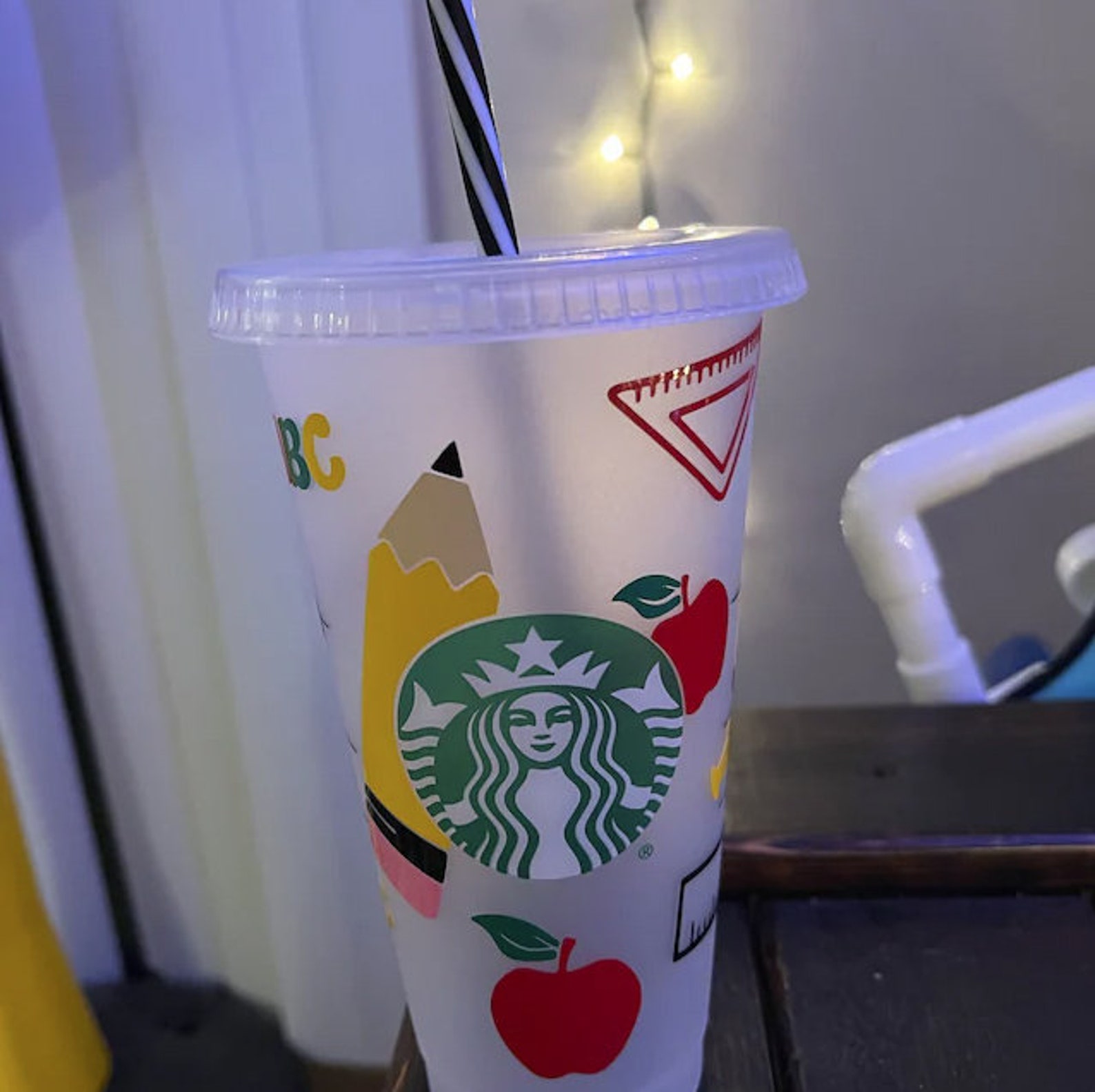 Teacher Starbucks Cup Svg Teacher Fuel Starbucks Cold Cup - Etsy