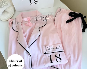 Ladies Personalised Birthday Pyjamas - Etsy UK