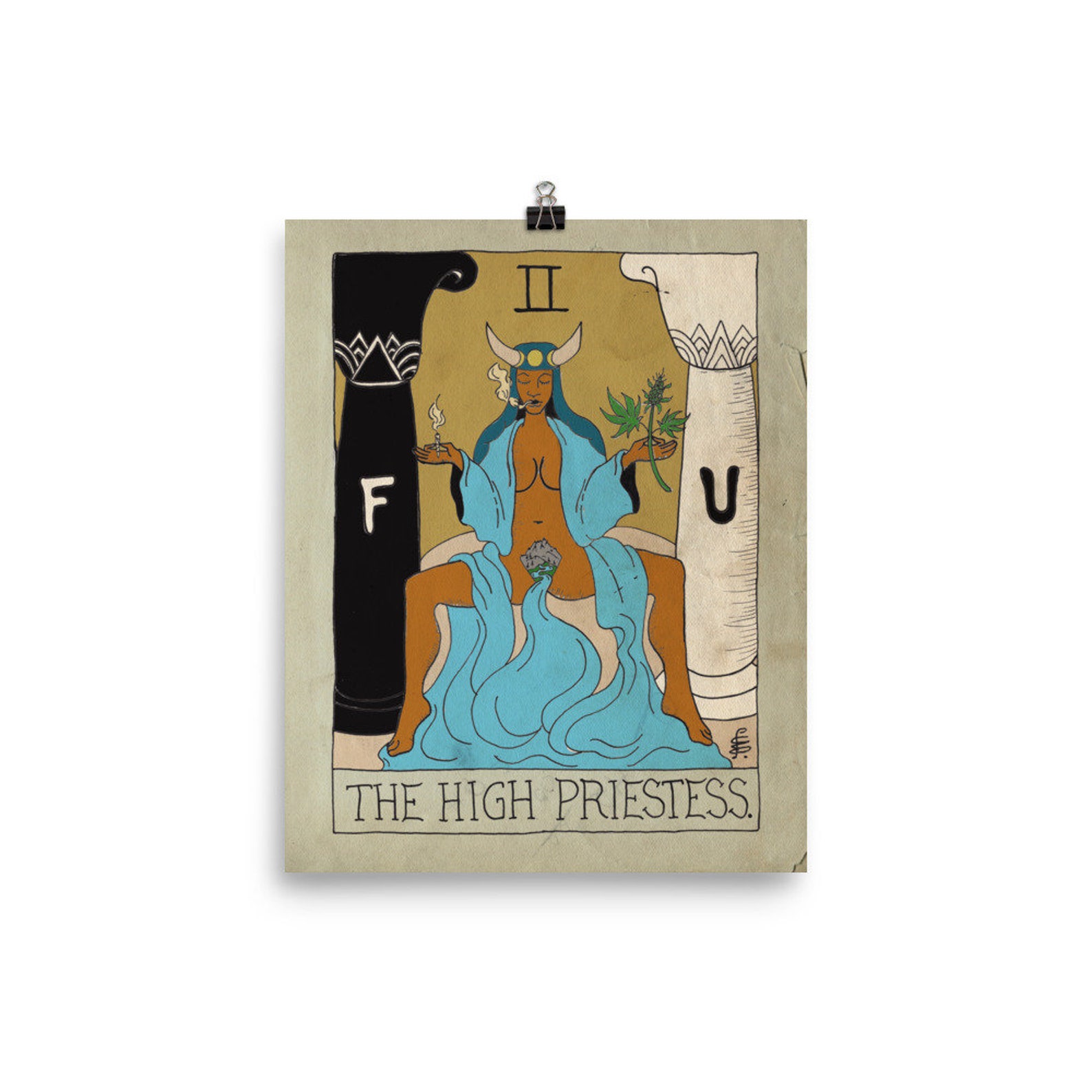 Poster (the High Priestess) - Etsy