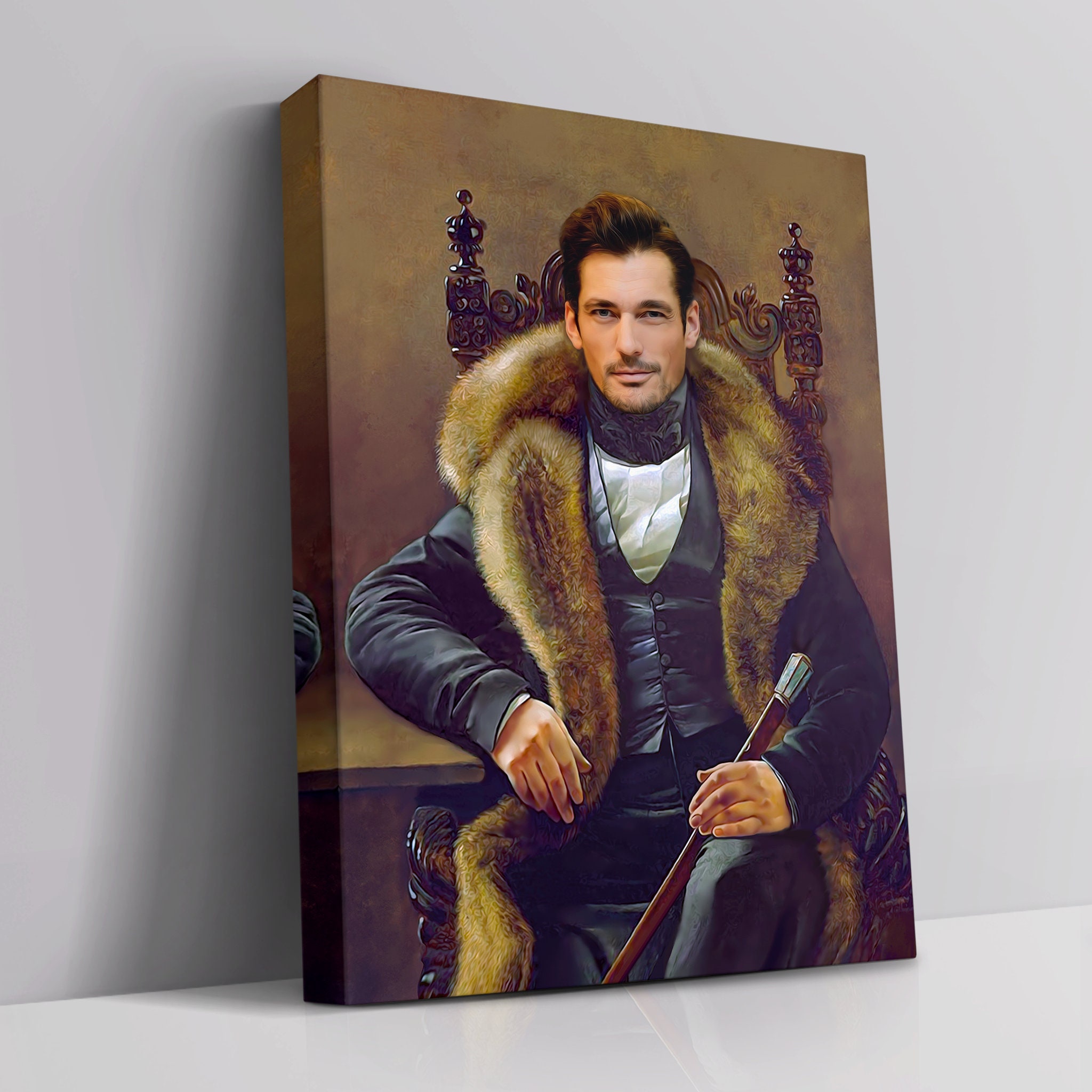 The Lord Portrait Custom Royal Portrait Portrait on Canvas Victorian ...