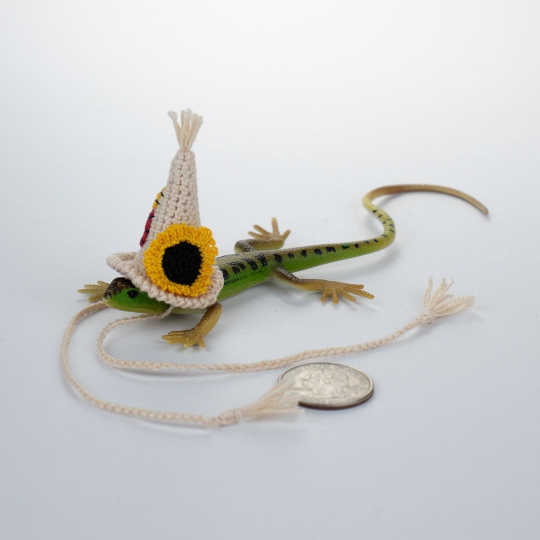 Tiny Scarecrow Hat for Snakes, Bearded Dragon, Ball Python, Doll, Toys ...