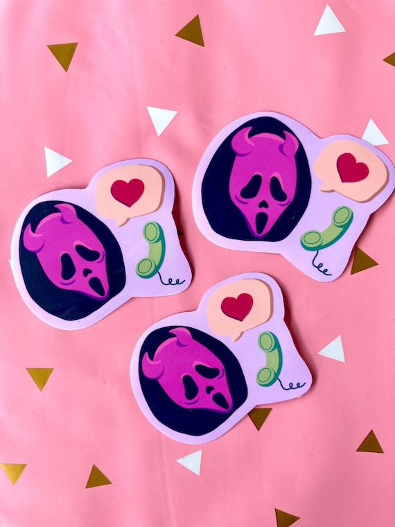 Kawaii Ghostface Sticker 1 Pc - Etsy