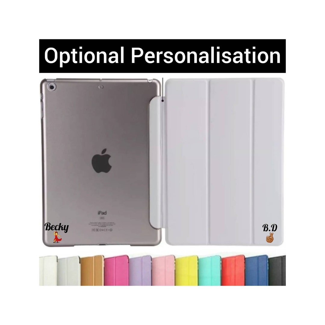 Personalised Name/initials/emojis Case Cover Semi Transparent Back for ...