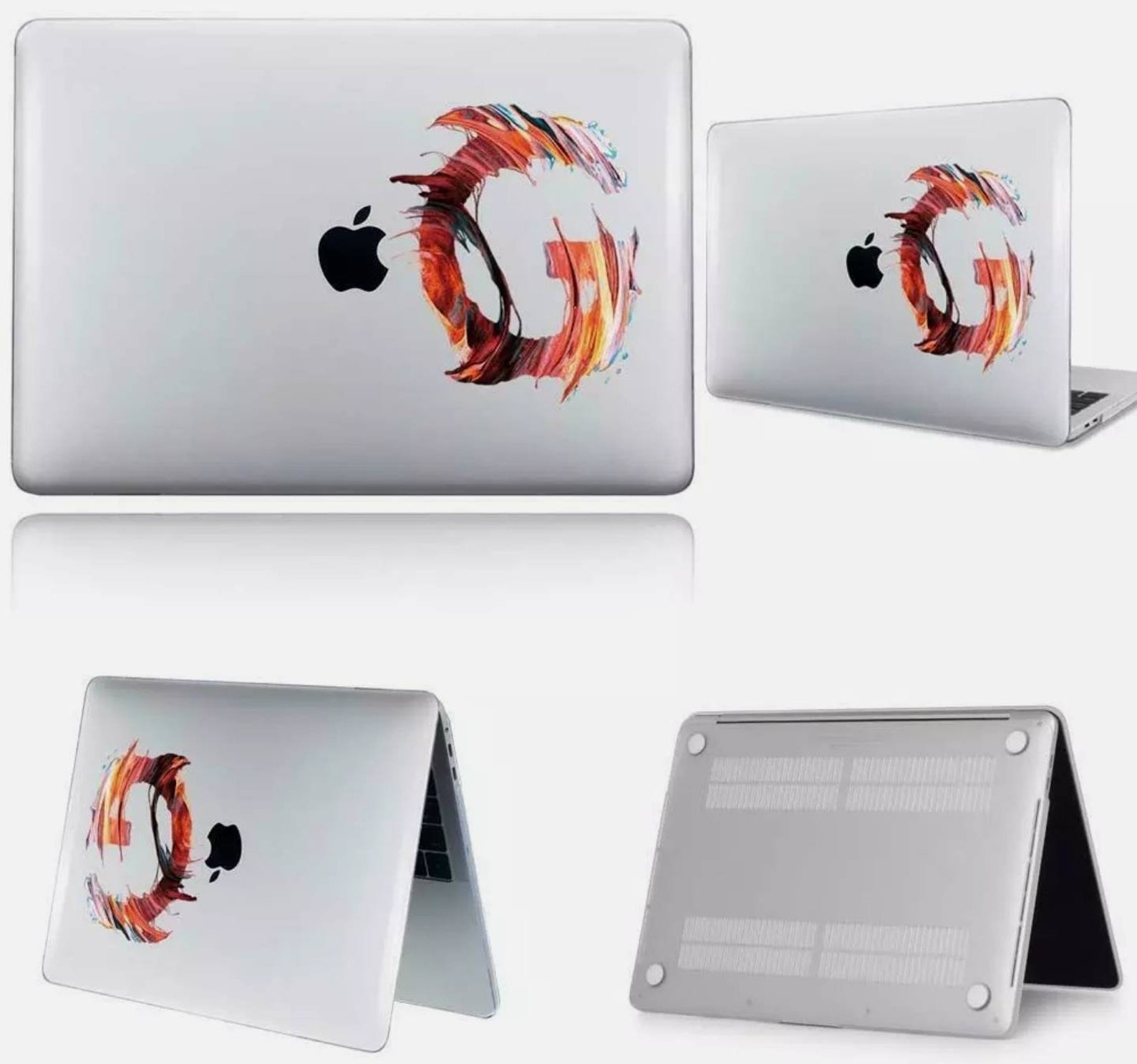 Personalised Colourful Letter Laptop Clear Hard Shell Cover - Etsy